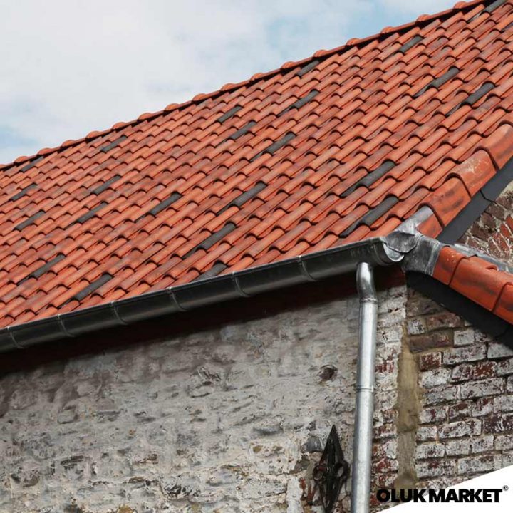 Ekli Oval Galvaniz Oluk - Oluk Market